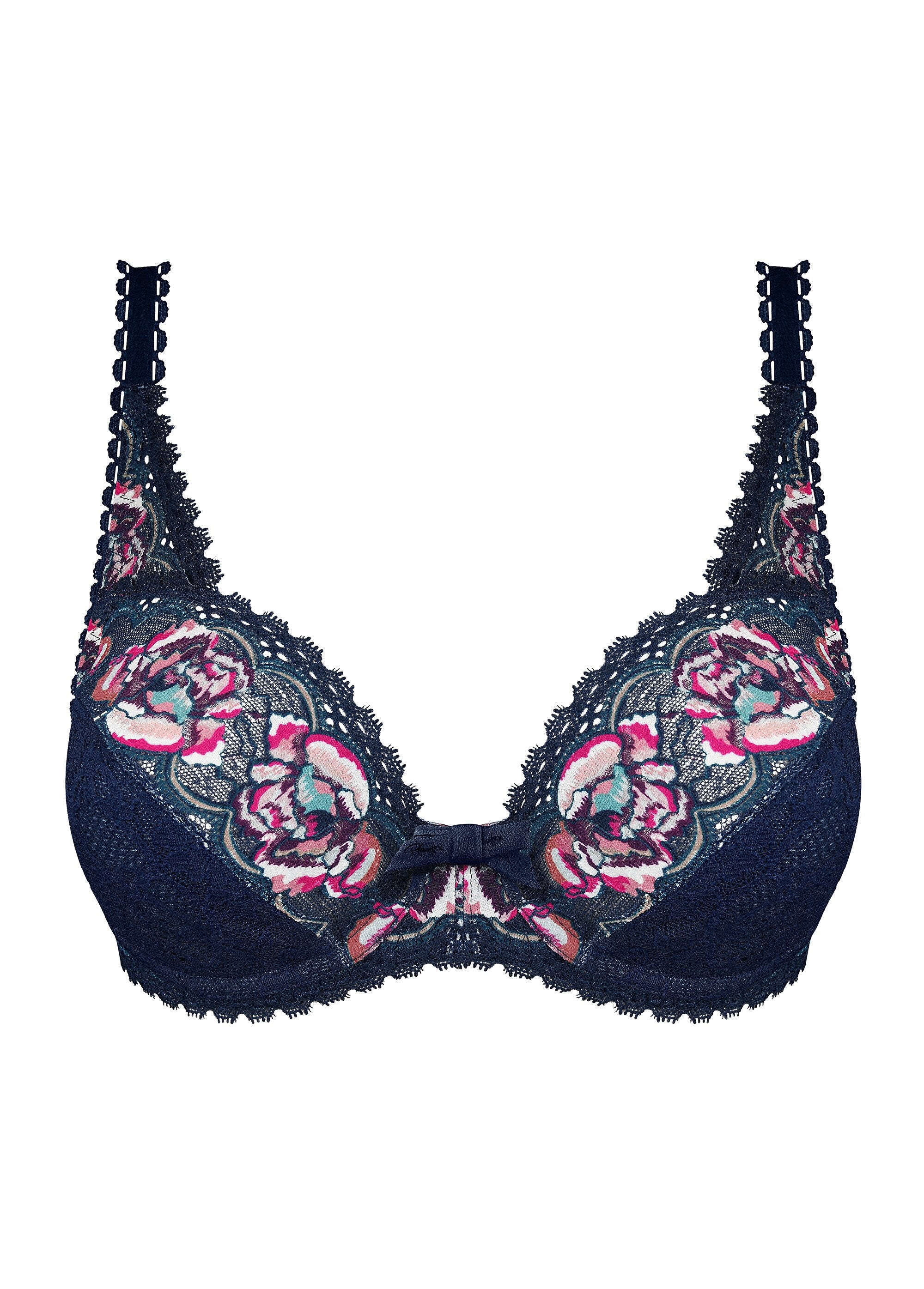 Playtex® - Flower Elegance underwired bra Blue | Afibel